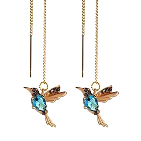 Jewelry | Nwt Hummingbird Threadthrough Earrings 161 | Poshmark